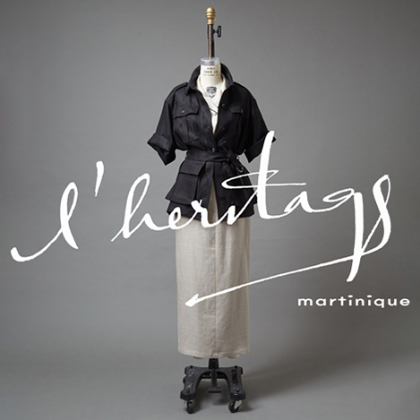 martinique(マルティニーク)｜【l’heritage martinique】ストライプレースプリントドレス/ミント の通販 ...