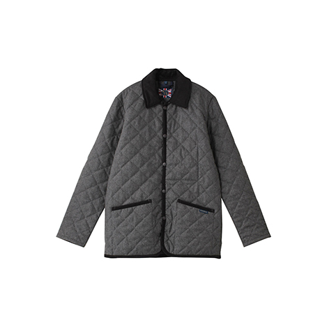 LAVENHAM(ラベンハム)｜UNWADDED BOMBER ジャケット/セーブルブラック の通販｜ELLESHOP・(エル・ショップ)