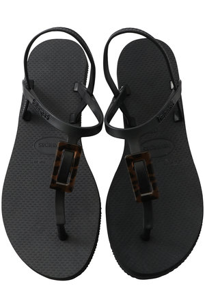 havaianas(ハワイアナス)｜【ELLE SHOP限定】You Paraty Buckle Turtle ビーチサンダル/ブラック の ...