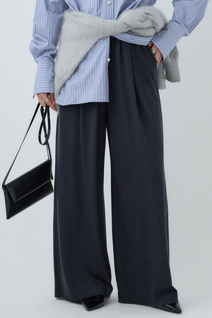 Chaos(カオス)｜レダールワイドパンツ/チャコール の通販｜ELLESHOP